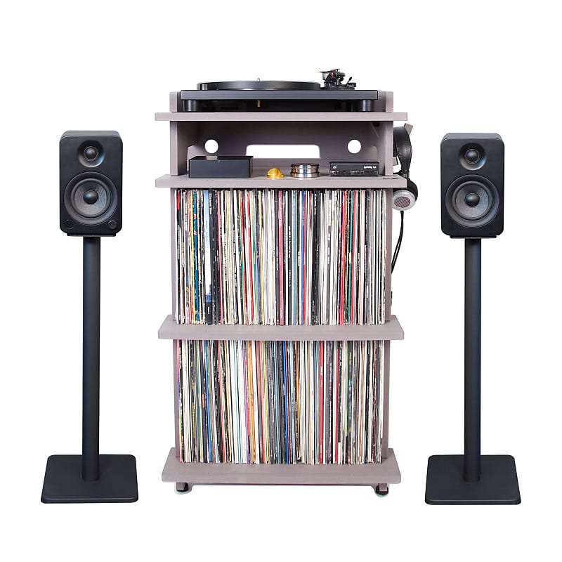 Line Phono: Turntable Stand / 26" Kanto Speaker Stands / | Reverb