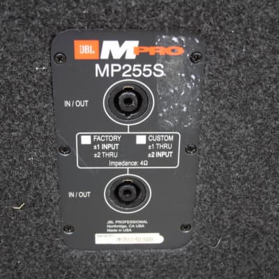 JBL MPro MP255S Dual 15" Subwoofer | Reverb