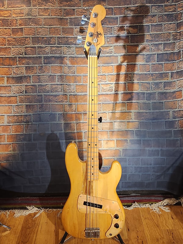 Akona J-Style Japanese Bass With Customized Wooden Pickguard | Reverb
