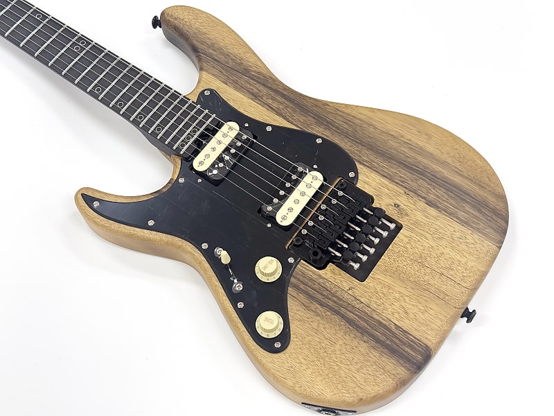 Schecter SVSS Exotic FR Left Hand Black Limba *Made in | Reverb UK
