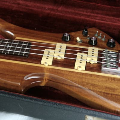 c. 1981 BC Rich USA Mockingbird KOA Bass w/ Original Case! | Reverb