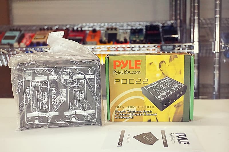 Pyle High-Performance Dual Passive DI-Box - 1/4'' | Reverb UK