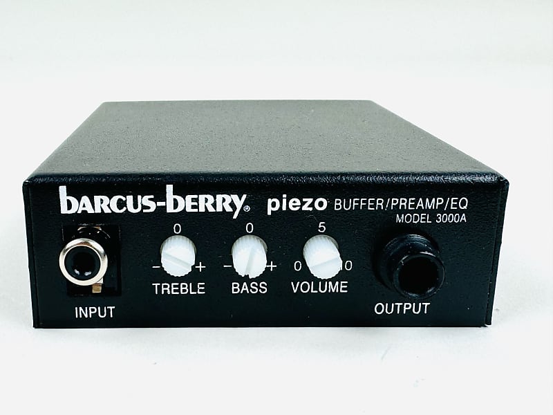 Barcus Berry 3000A Buffer/Preamp/EQ Control Box for Piezo | Reverb