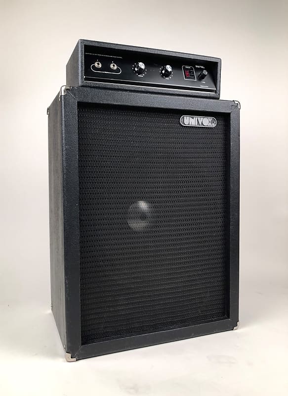 Rare 1975 Univox UB250 Piggyback 20w 1x15" Bass Amp | Reverb