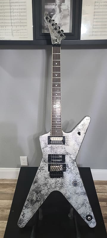 Dean ML Shadow ML, modified, hotrod ML, Floyd Rose, concrete | Reverb