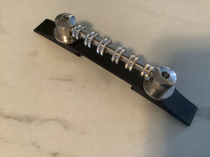 Gretsch Space Control Bridge with Ebony Base 2008 - Nickel | Reverb
