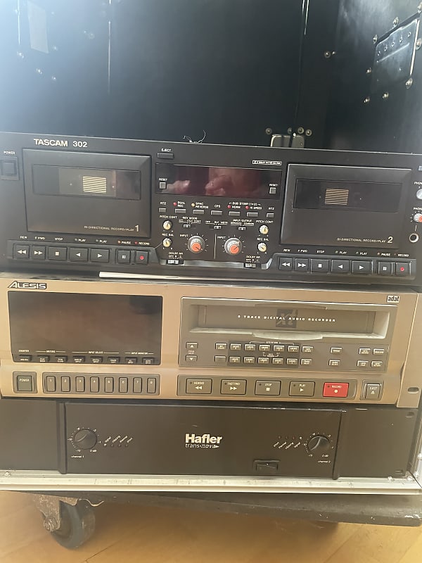 TASCAM 302 dual cassette recorder Mid 90’s - Black | Reverb