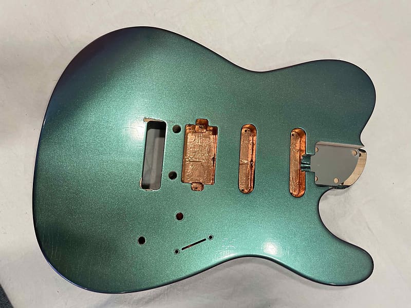modern style telecaster body fits fender standard tele neck | Reverb
