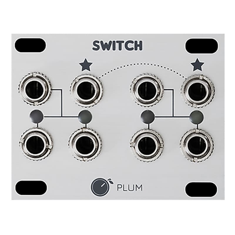 Plum Audio Switch Eurorack 1U Module (Silver) | Reverb Australia