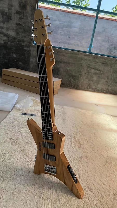 6 String Bass /6 String Electric Busuyi Double Neck Guitar | Reverb