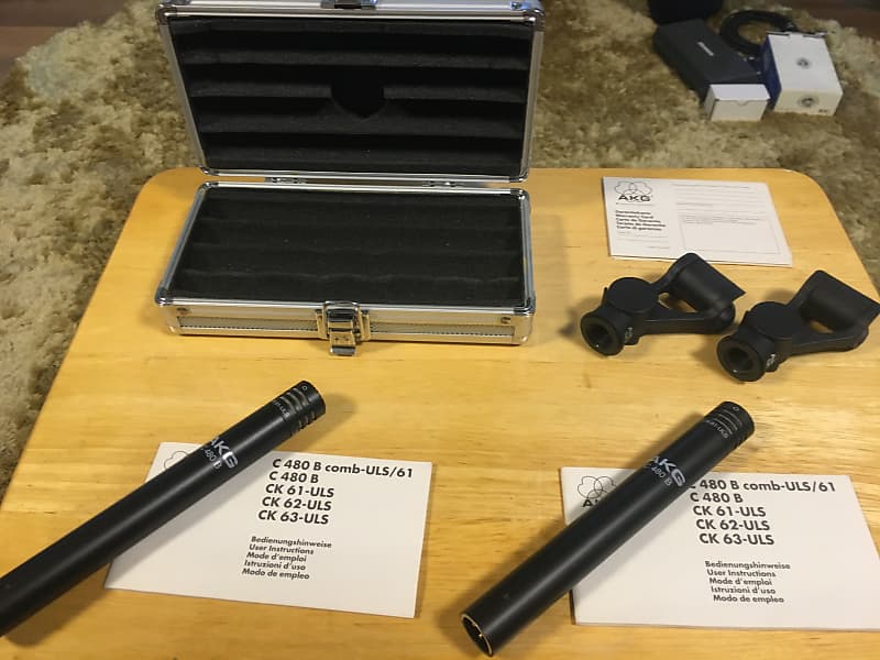 AKG C480 B/ULS SDC Instrument Microphone - Black | Reverb