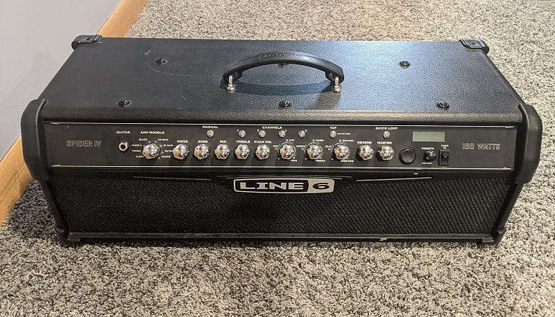 Line 6 Spider IV HD150 150-Watt Modeling Guitar Amp Head | Reverb