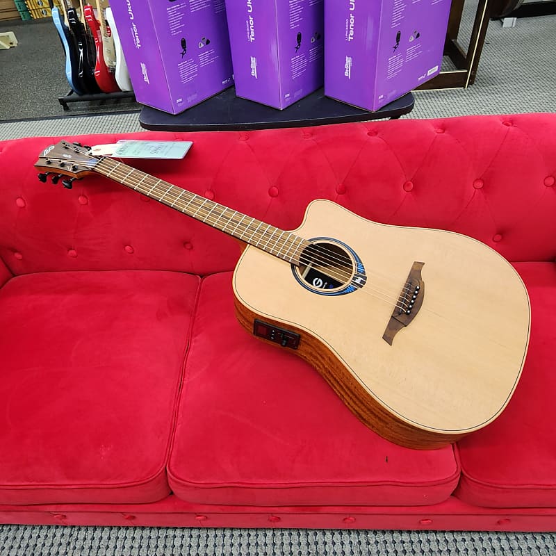 Lag TH10VDCE acoustic guitar with built in effects and gig | Reverb