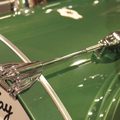 George Way ¨Tuxedo¨ Studio Drum Set K Green Gloss Lacquer | Reverb