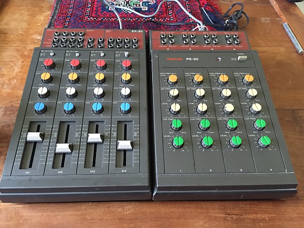 Tascam PE-20 EX-20 1981 Analog Mixer EQ Package | Reverb