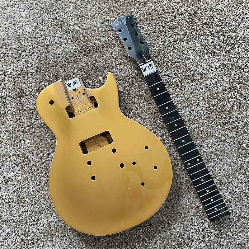 Golden Les Paul LP Style Guitar Body with Neck, Rosewood | Reverb