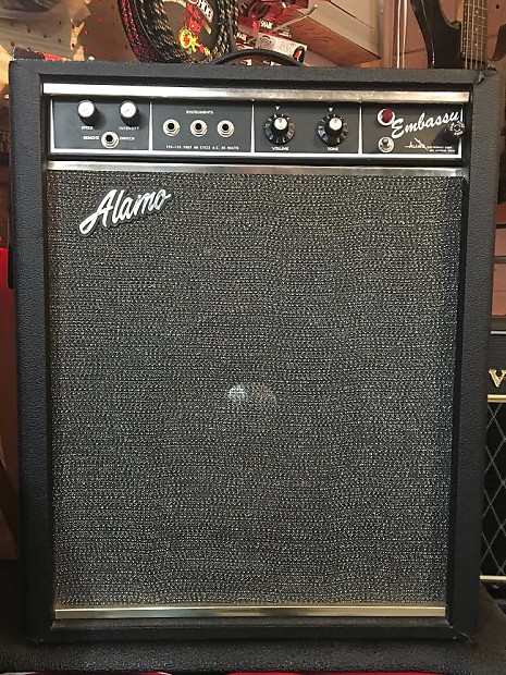 Alamo Embassy 1970s Black w/ Tremolo Tube Power Amp | Reverb