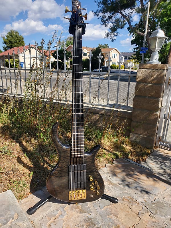 Schack Unique V 5 String Bass 36" Scale with Aguilar Preamp | Reverb