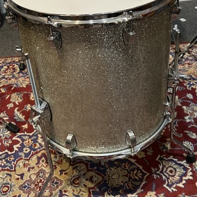 Ludwig Centennial 16"x16" Floor Tom - Silver Sparkle | Reverb