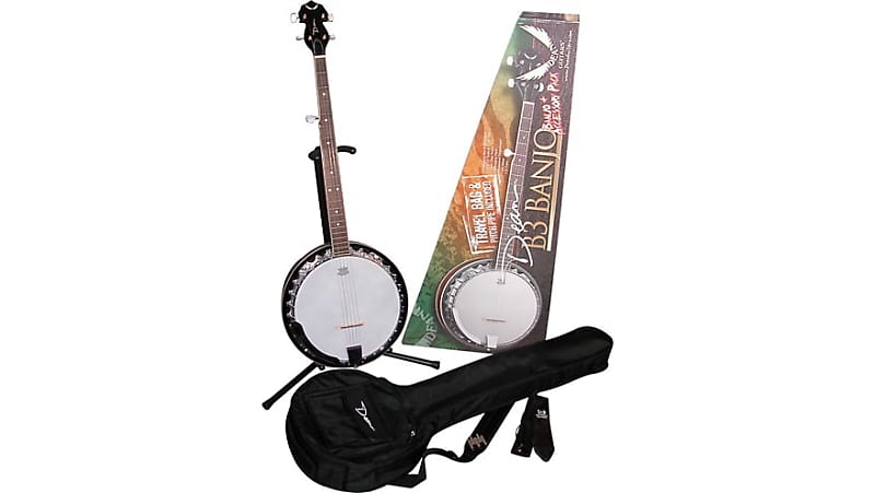 Dean Model B3 PK 5-String Banjo Package with Gig Bag, Strap | Reverb