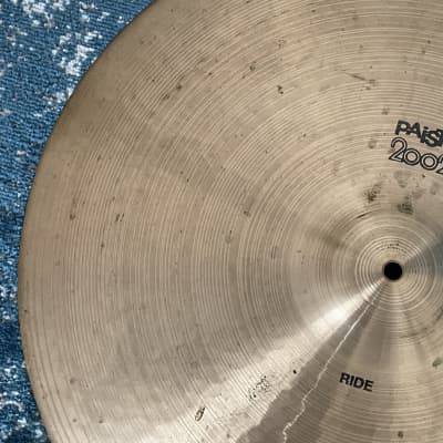 VIDEO! 22” Paiste 2002 Black Label Ride | Reverb UK