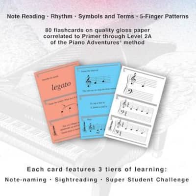 Faber Piano Adventures FlashCards In-A-Box (Primer Level | Reverb