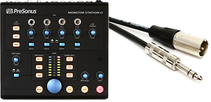PreSonus Monitor Station V2 Desktop Monitor Controller Bundle | Reverb