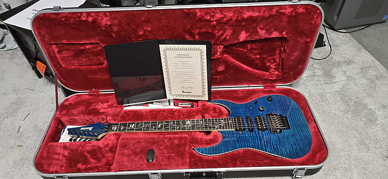 Ibanez J Custom RG8570 RBS 2023 - Royal Blue Saphire | Reverb