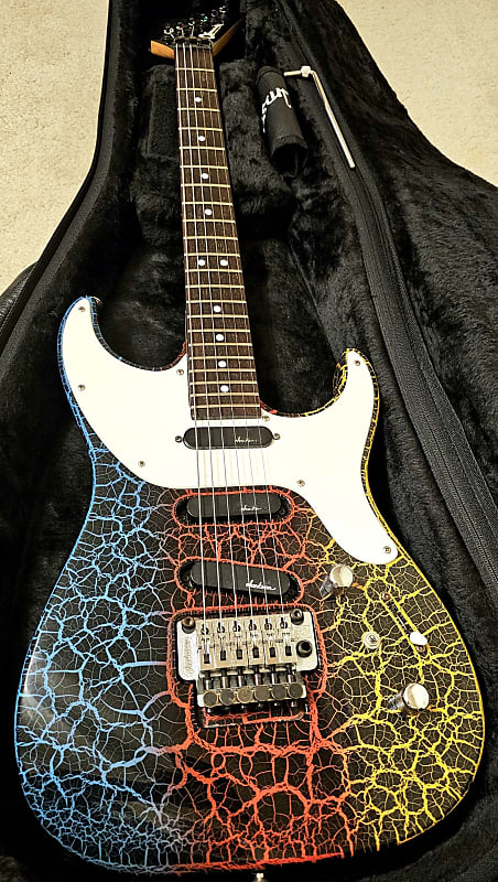 Charvel Model 8 \ Spectrum 1989-1991 - Rainbow Crackle | Reverb Canada