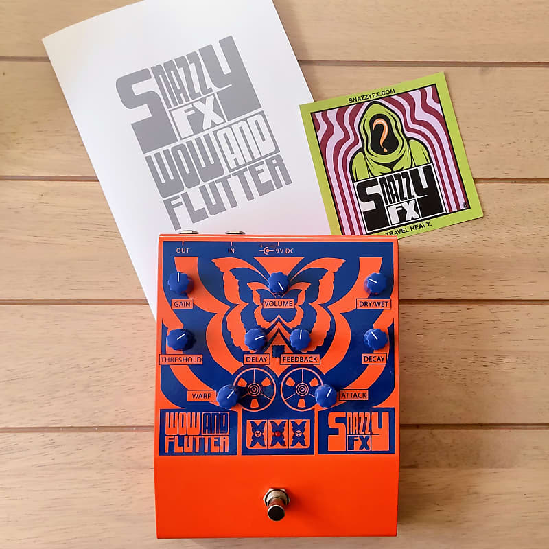 Snazzy FX Wow And Flutter 2018 Orange/Blue | Reverb