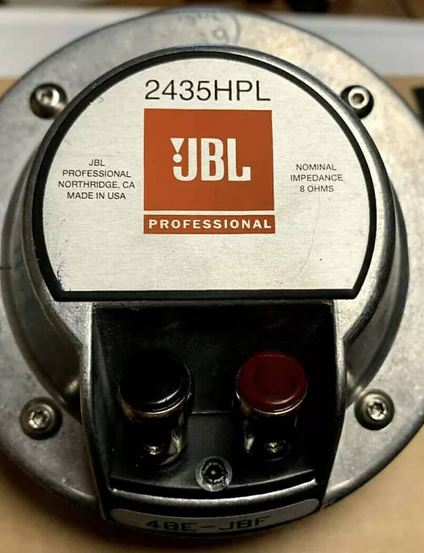 JBL 2435HPL Compression Driver-Beryllium Diaphragm 8 ohms (1 | Reverb