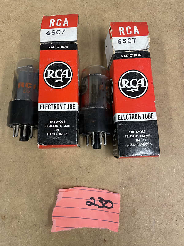 RCA 6SC7 High-mu Triode Tubes | Reverb