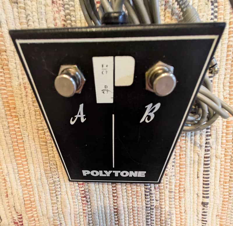 Rare Polytone A/B Dual Footswitch Mini Brute, Mega Brute, | Reverb