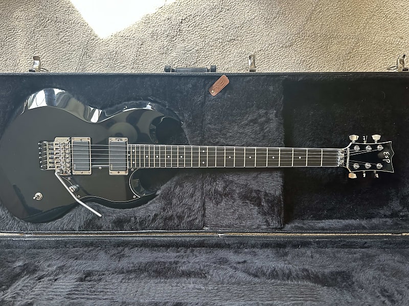 2010 ESP Sado Custom Shop Viper w/Floyd Rose - Black | Reverb