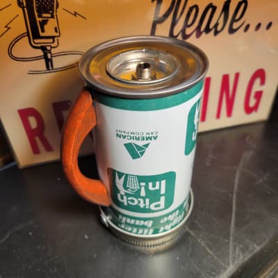 Lo Fi Steel Can Piggy Bank Microphone - Pitch In | Reverb