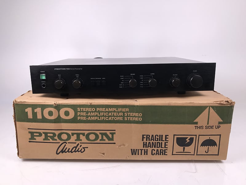 Proton 1100 Stereo Preamplifier Audiophile Preamp NOS | Reverb