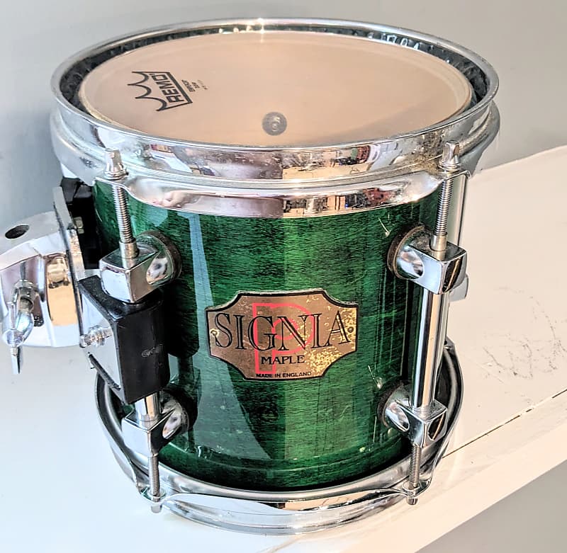 Premier Signia 8x8 Rack Tom - 90's - Emerald Green Lacquer - | Reverb
