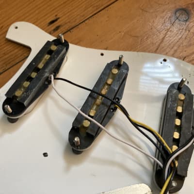 Squier by Fender Mini Guitar Loaded Scratchplate 2005 Strat | Reverb