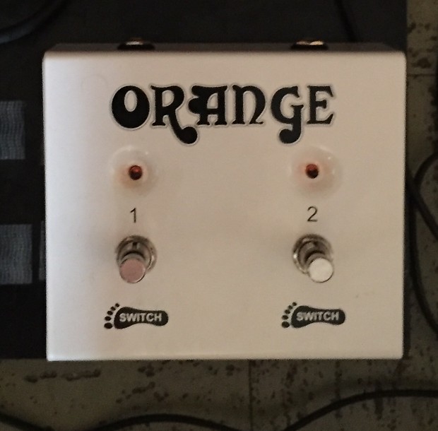 Orange Dual Function Footswitch 2015 White | Reverb