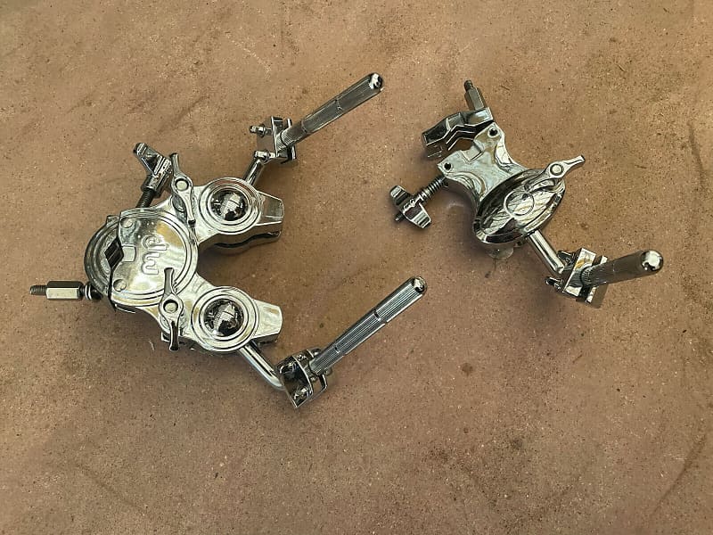 DW V-Clamp with Double-ball L-arms + Dw Single Arm!! | Reverb
