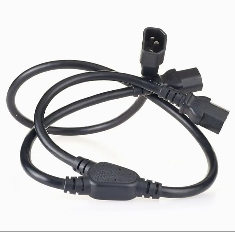 LASE 6 ft AC Power Cable Y Splitter IEC320-C13 to IEC320-C13 | Reverb