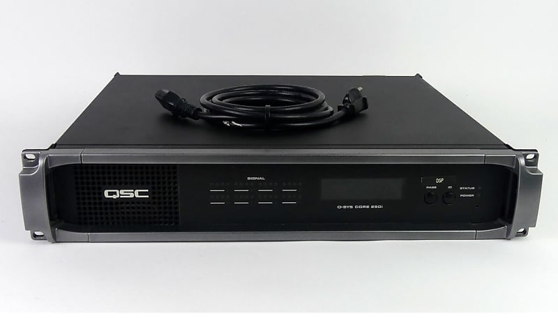 QSC Q-SYS Core 250i Core Processor with 4 I/O Cards | Reverb
