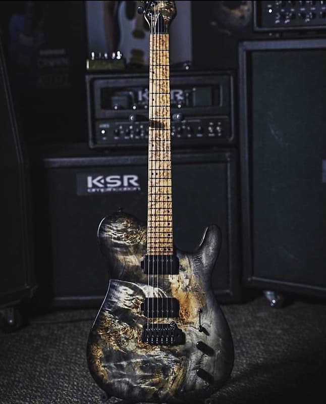 Kiesel Solo6 2021 Trans Black Caliburst | Reverb