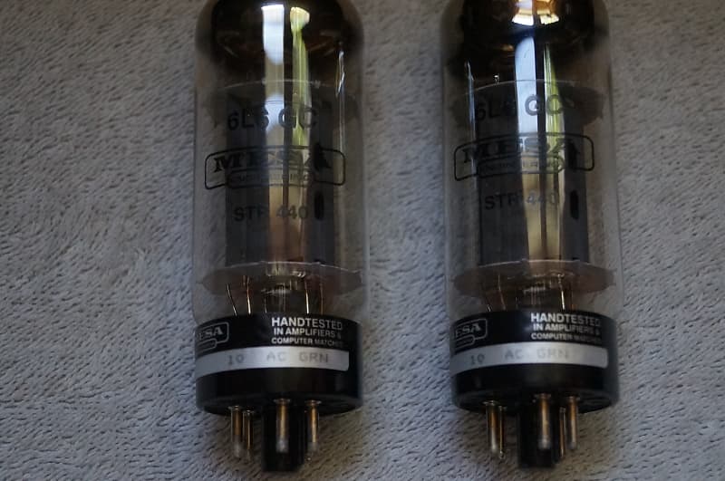 MESA Boogie 6L6 440 STR "Green" Matched Power Tubes 2019 | Reverb
