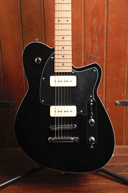 Reverend Charger 290 Midnight Black Electric Guitar | Reverb Australia