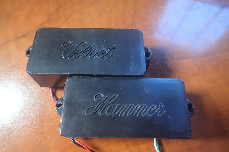 Velvet Hammer VHPB P-Bass Pickups NOS Black 1970? | Reverb