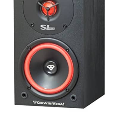 Cerwin Vega SL-5M 5 1/4" 2-Way Bookshelf Speaker Pair | Reverb