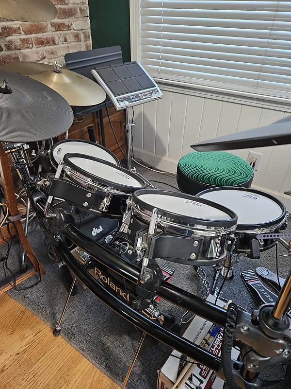 Roland TD-12S V-Drum Kit w/Multiple Upgraded Components | Reverb