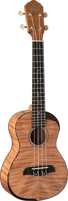Oscar Schmidt OU800T-A Tenor Ukulele. Comfort Arm Rest Flame | Reverb