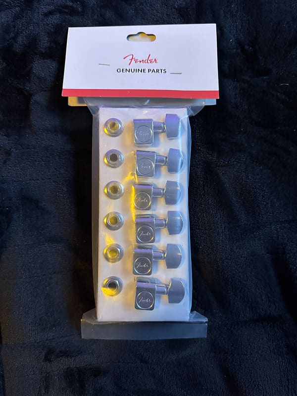 Fender Stratocaster Tuning Machines Set Chrome | Reverb